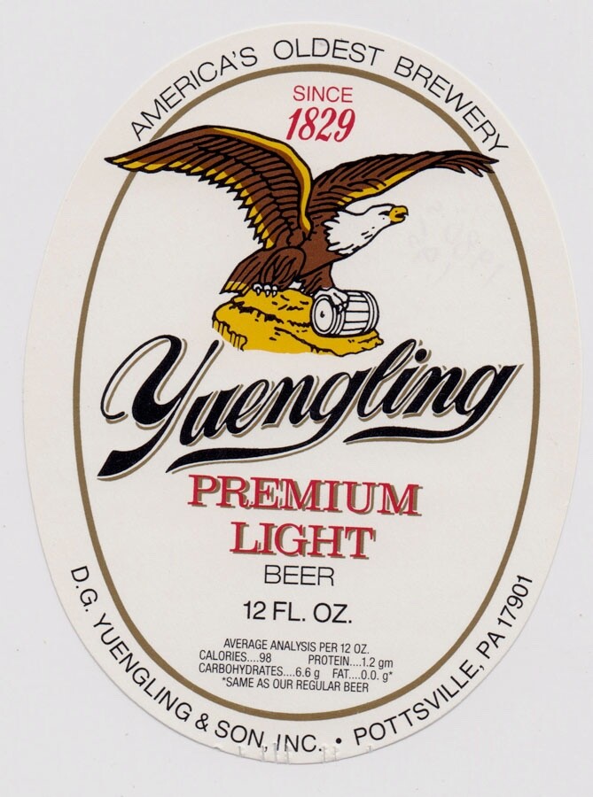 Yuengling Light Yuengling Light Lager 12pk 12oz Can 4.0% ABV