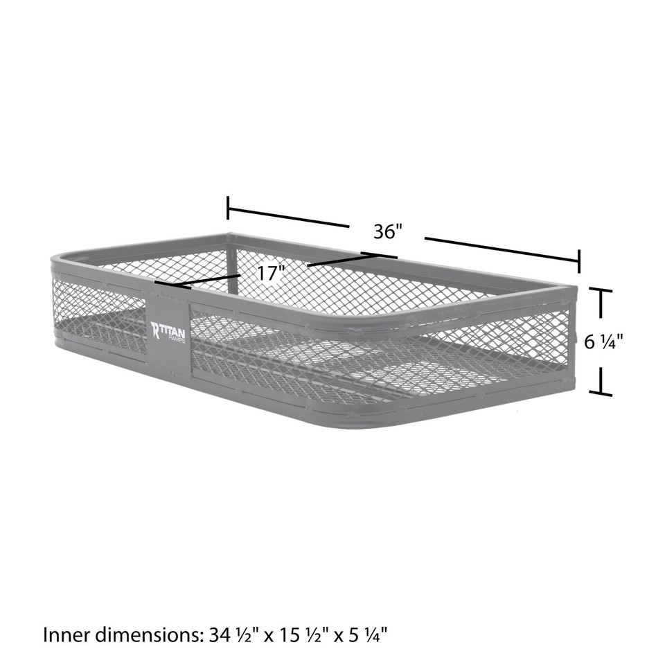 Titan Ramps Universal ATV/UTV Front Cargo Basket Rack | eBay