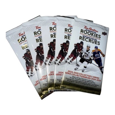 2025 UD TIM HORTONS RETROSPECTIVE ROOKIES 5 PACKS HOCKEY CARDS CROSBY ...