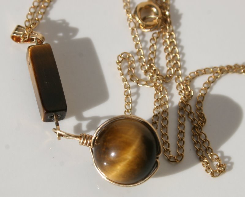 Tiger Eye Curb Chain