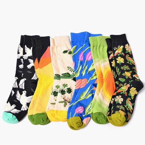 Winter Novelty Socks Skateboard Hosiery Funny Pattern Soft Cotton ...