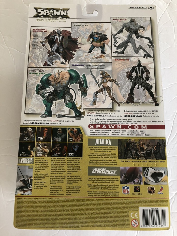 Spawn Classic Series 20 Spawn VI McFarlane DOMIMA Leg Variant New In ...