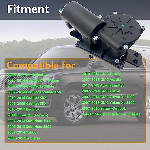 13501872 Rear Power Tailgate Liftgate Lock Latch Actuator - Compatible ...