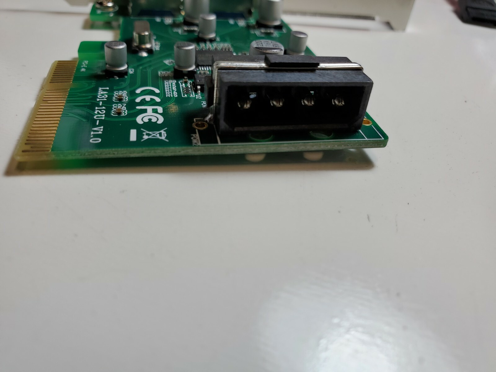 2-Port USB 3.0 PCI-Express PCIe Adapter Controller Card Low Profile 5V ...