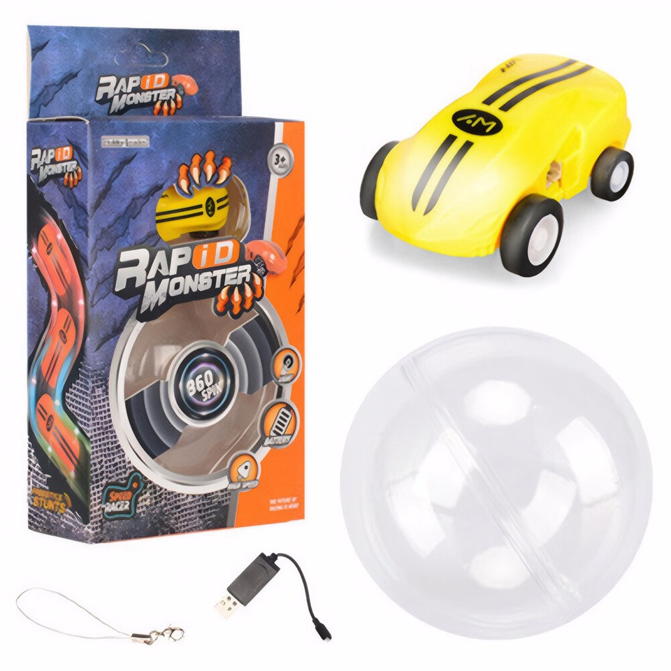 Mini Racer 360 Degree Rotation Rapid Stunt Car Pocket Micro Racing Cars ...