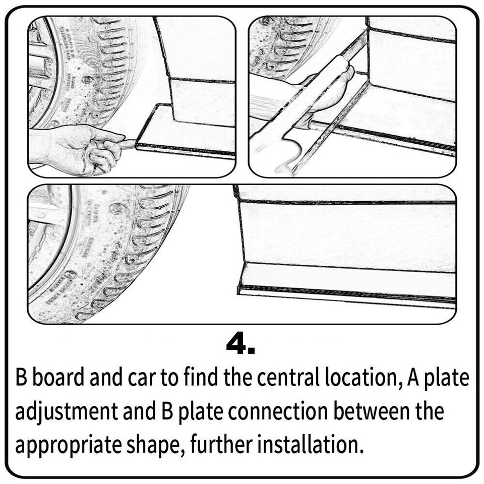 86" Fit For Toyota Sienna 04-10 Side Skirt Lip Extension Splitter ...