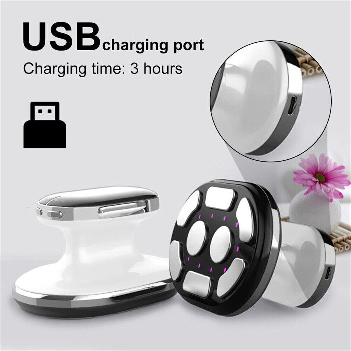 EMS & RF Radio Frequency Body Slimming Machine Fat Burning LED Skin ...