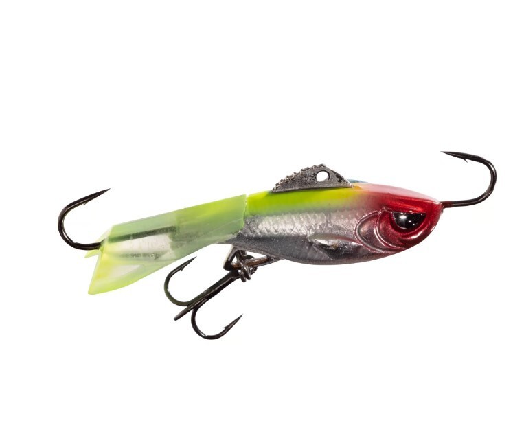 Acme Tackle Hyper-Rattle 1" - Yellow Red Glow - Hyper Rattle Ice ...