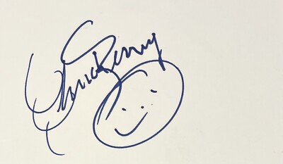Chuck Berry - Signed Autograph Book Page | eBay UK