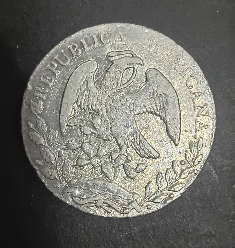 1862 Mo CH Mexico 8 reales moneda de plata/silver coin | eBay