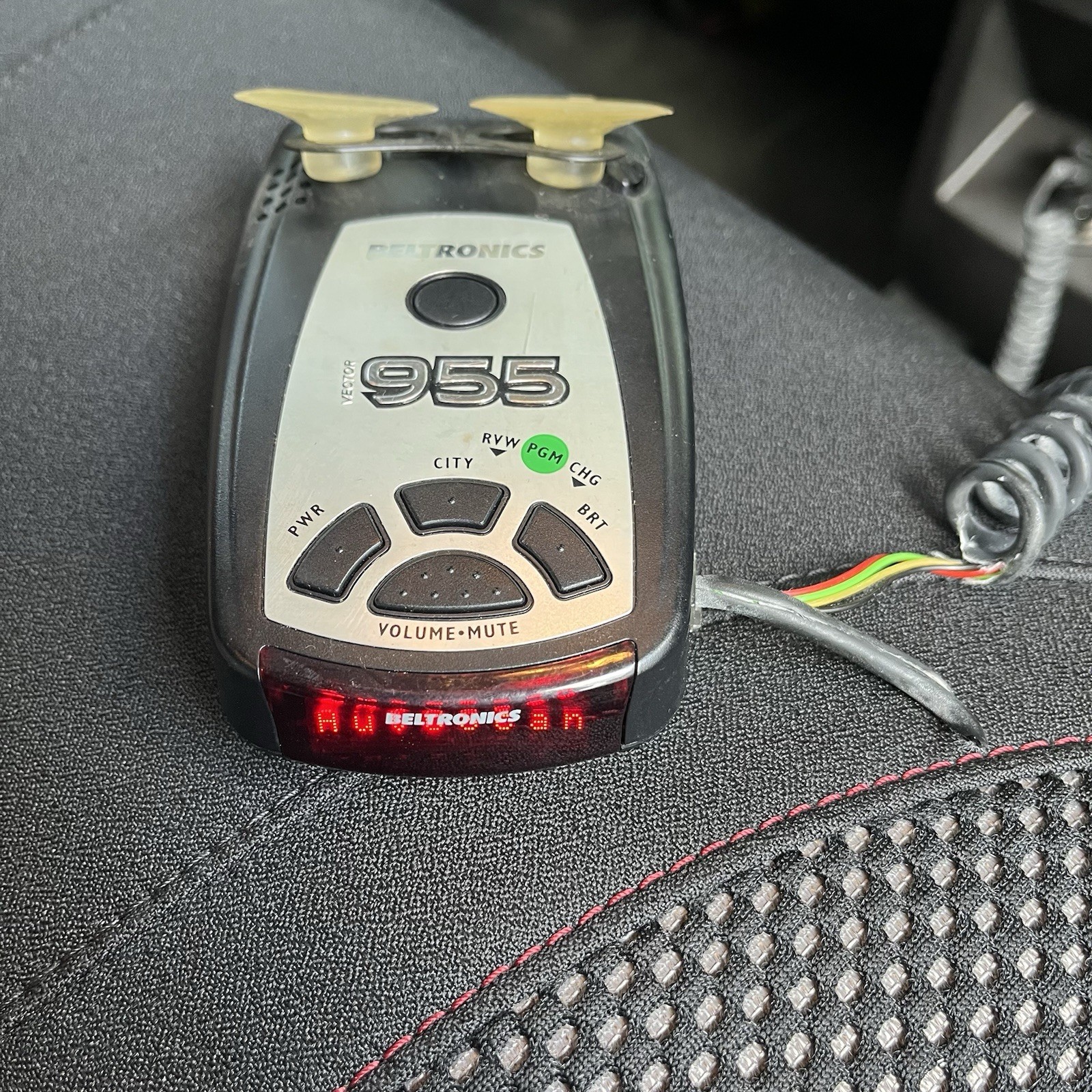 Beltronics Vector 955 Radar Detector w/ Cigarette Lighter Charger Cord ...