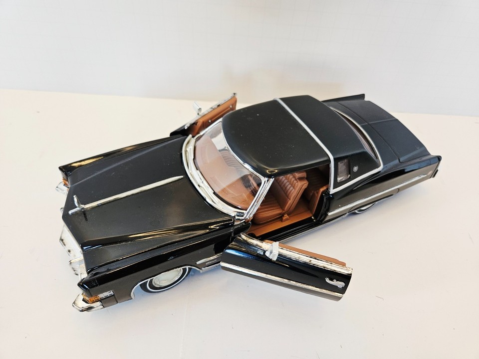 Anson Metal Series Black 1973 Cadillac Eldorado 1:18 Scale Die-Cast ...