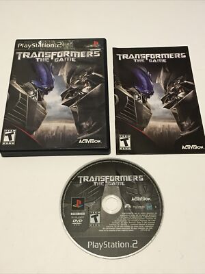 Transformers: The Game (Sony PlayStation 2, 2007) CIB PS2 COMPLETE w ...