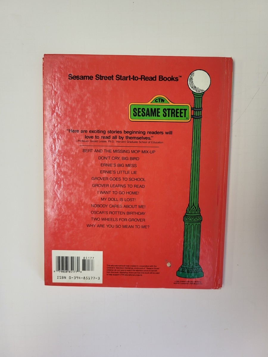 Nobody Cares About Me Sesame Street Ebay 17 Sesame Street Books Lot