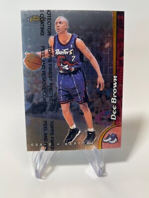 DEE BROWN 1998-99 Topps Finest #153 Raptors | eBay