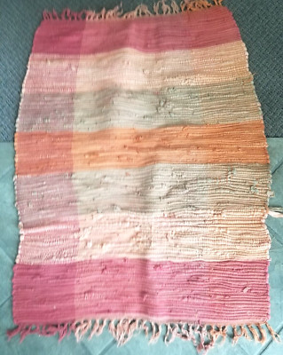 MULTI-COLOR 30" x 40" AREA CARPET RUG FOR LIVING ROOM, 100% COTTON | eBay