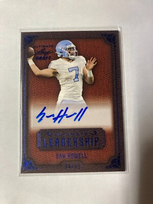 2022 Ultimate Leaf Draft SAM HOWELL 34/75 ULTIMATE LEADERSHIP UL-SH1 | eBay