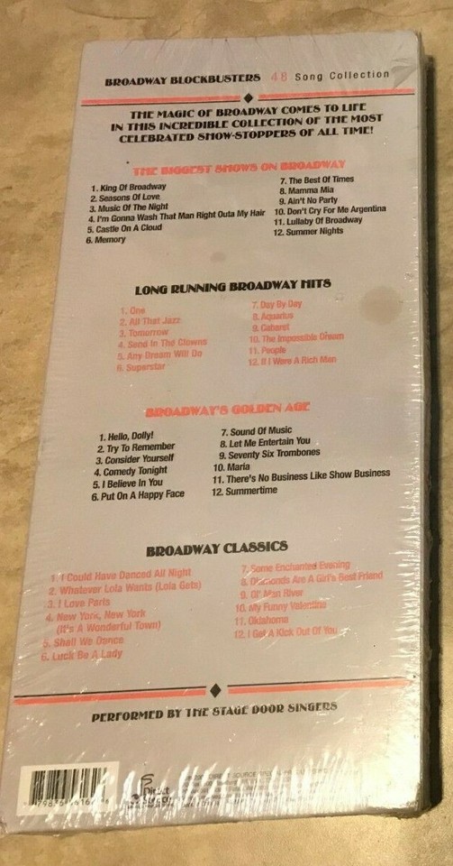 The Greatest BROADWAY BLOCKBUSTERS 4-CD Box Set NEW factory sealed | eBay