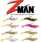 Z-Man EZ ShrimpZ 3.5 in 2pk Rigged Creature Bait Soft Plastic ZMan ...