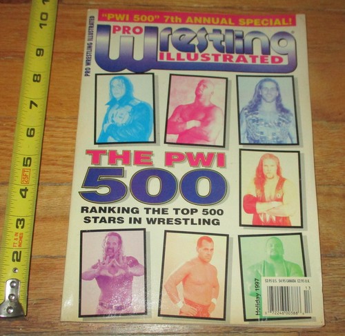 1997 Pro Wrestling Illustrated Magazine PWI 500 WWE Shawn Michaels WCW ...