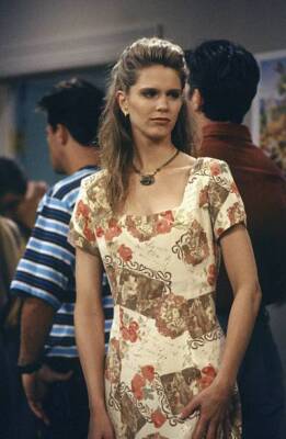 Anne Tremko As Leslie Burke On Saved By The Bell 1993 Tv Old Photo ...