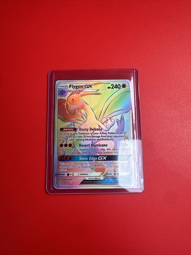 Pokémon TCG-Flygon GX 256/236 Rainbow Rare Sun & Moon - Cosmic Eclipse ...