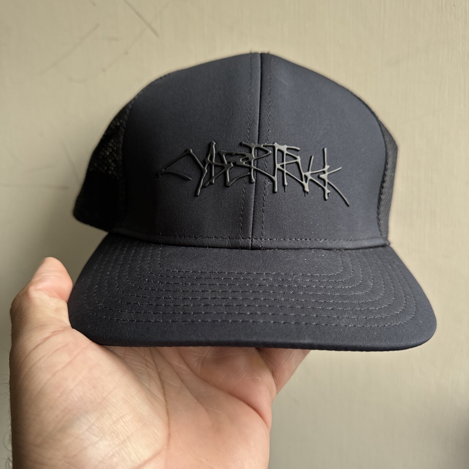 Tesla Cybertruck Black SnapBack Hat - Gem