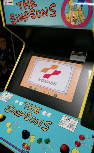 THE SIMPSONS ARCADE MACHINE by KONAMI 1991 | eBay