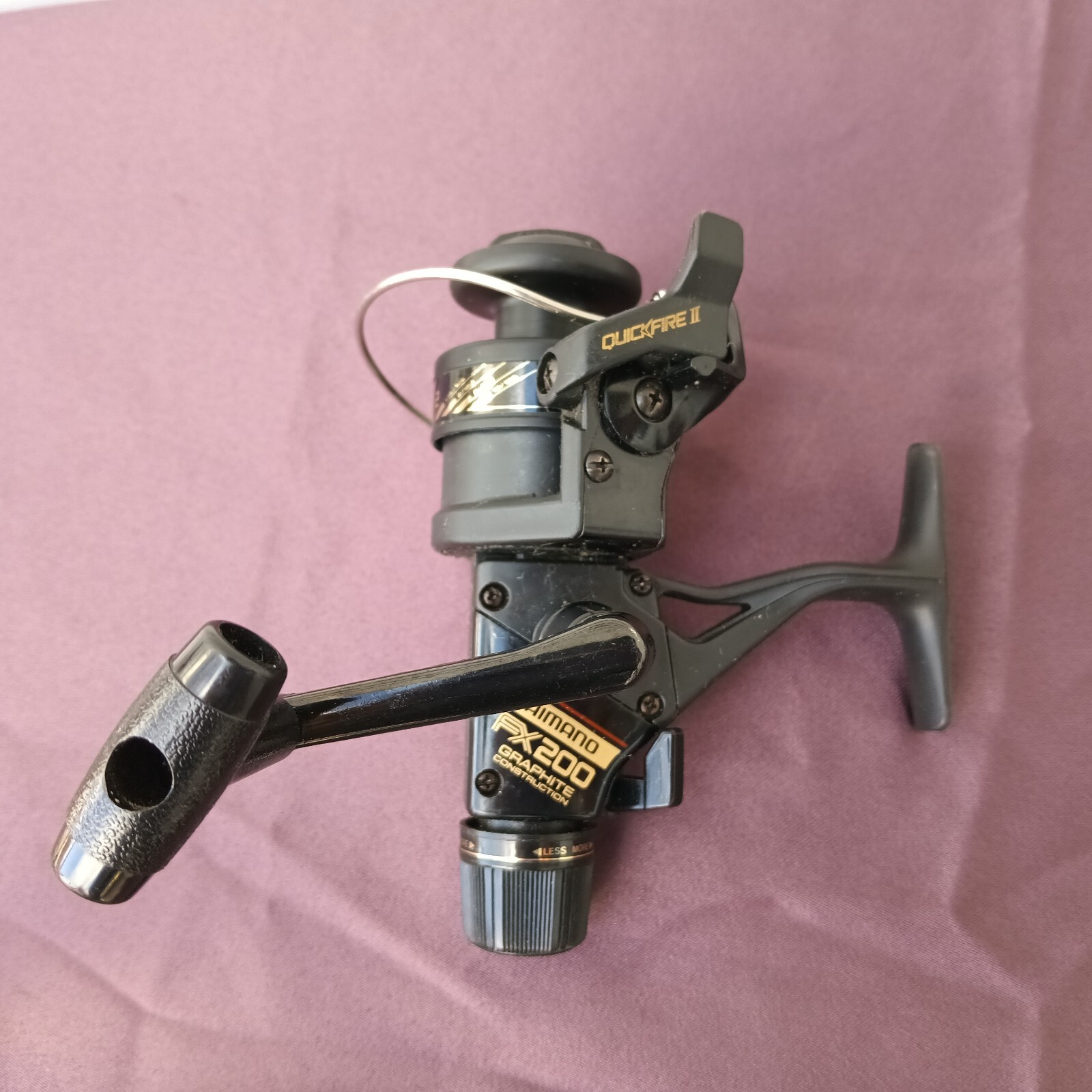 Shimano FX 200 Quickfire II Spinning Reel Graphite Spool R2 for sale ...