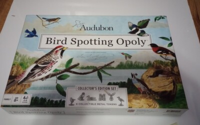 2017 Audubon Bird Spotting Opoly Collectors Edition Monopoly Game ...