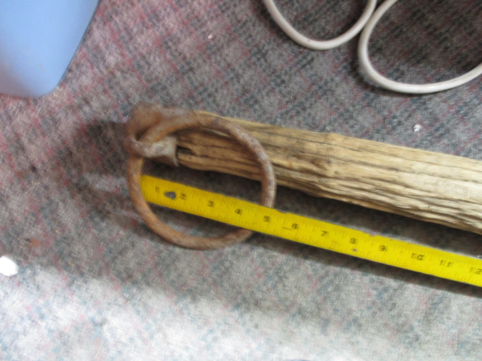primitive draft horse harness single tree wood wagon hitching western ...