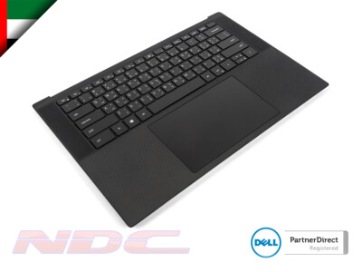 Dell Precision 5550/5560/5570 Palmrest Touchpad ARABIC Backlit Keyboard ...