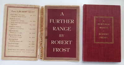 A Further Range (1st edition) by Robert Frost (Holt, 1936) - Selected ...