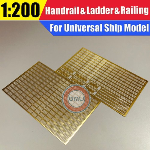 1/200 Universal Battleship/Warship Handrail&Ladder&Railing Photo-etched ...