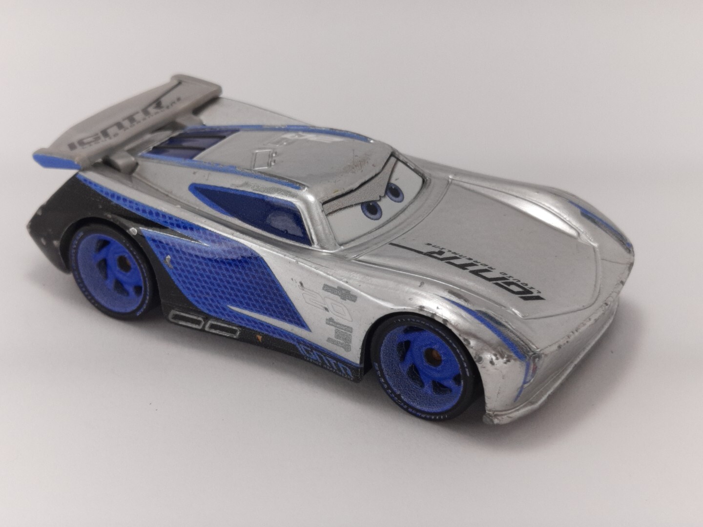 Disney Pixar Cars JACKSON STORM #20 IGNTR Silver Collection 1:55 Die ...