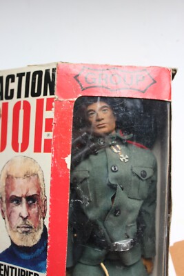 GI JOE VINTAGE MUSCLE BOXED 2952 " GERMAN STAFF " GROUP ACTION JOE ...