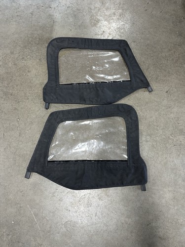 7-18 Jeep Wrangler JK 4-Door Soft Top Side Window Pair Mopar OEM, Left ...