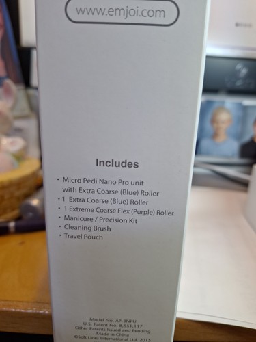 Brand New Emjoi Micro-Pedi Nano Pro Portable Pedicure Callus Remover ...