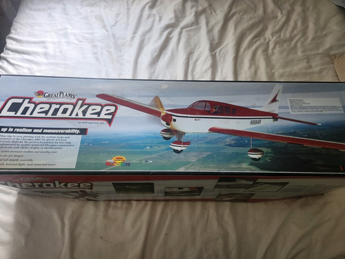 Great Planes Cherokee 60" .40-.56 GP/EP ARF RC Airplane - White/Red ...