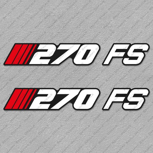 STRATOS BOAT 270 FS DECALS STICKERS Set of 2 16.5" LONG | eBay