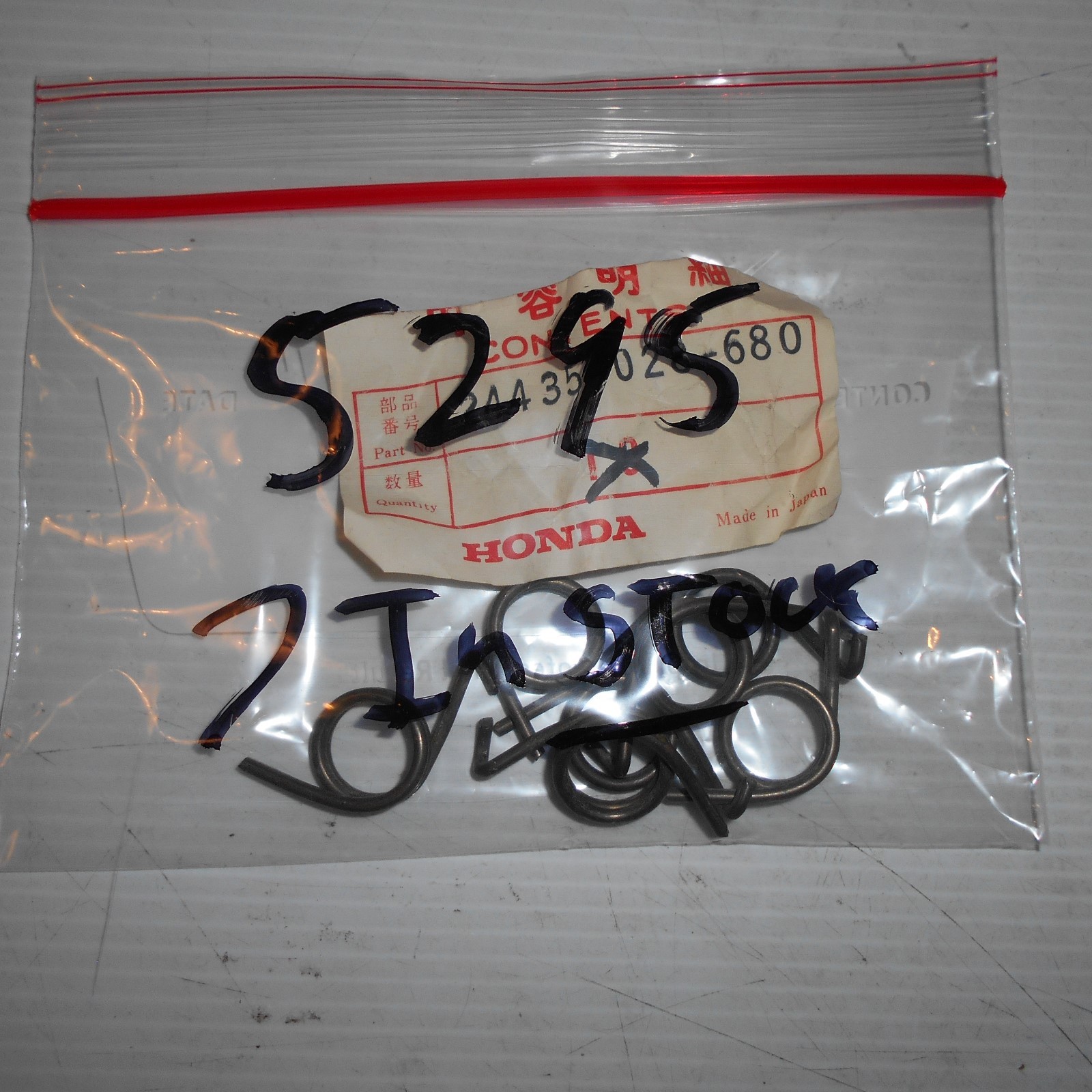 GENUINE HONDA PARTS SHIFT DRUM STOPPER SPRING ATC90 CT90 S90 SL90A ...