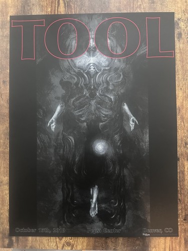 TOOL Concert poster /550 Allen Williams Denver, CO 10/15/19 | eBay