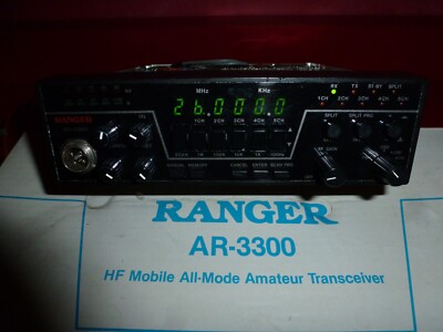 RANGER AR-3300 HF MOBILE ALL-MODE AMATEUR TRANSCEIVER BY CLEAR CHANNEL ...
