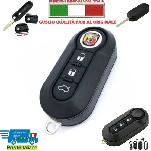 Schlüsselhülle Fernbedienung Cover Key für Fiat Punto Evo ABARTH 500 ...