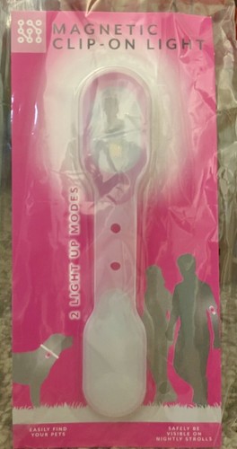 Pet CollarLED Night Light Clip On Magnetic Surface Bright Lamp Walk ...