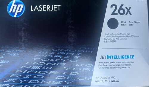 HP Inc. HP 26X (CF226X) High-Yield Black Original LaserJet Toner ...