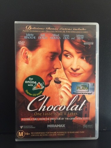 Chocolat - DVD PAL Region 4 Johnny Depp Juliette Binoche | eBay