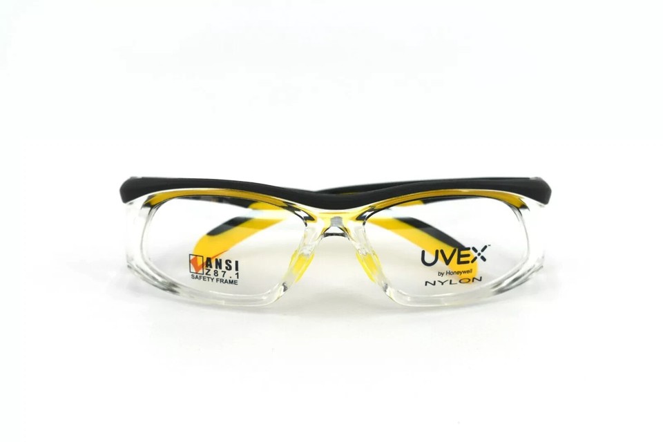 UVEX BY HONEYWELL NYLON SW06 SAFTY TITMUS EYGLASSES GOGGLE FRAME BLACK ...