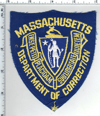 Massachusetts Department of Corrections 2nd Issue Uniform Take/Cut Off ...