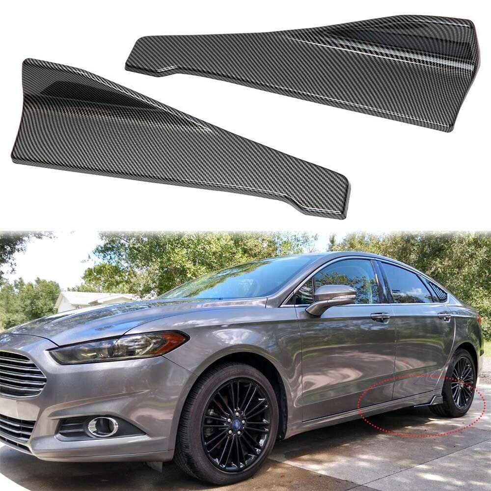 Carbon Fiber Front Bumper Lip Splitters Side Skirt Strut Rod For Lexus ...